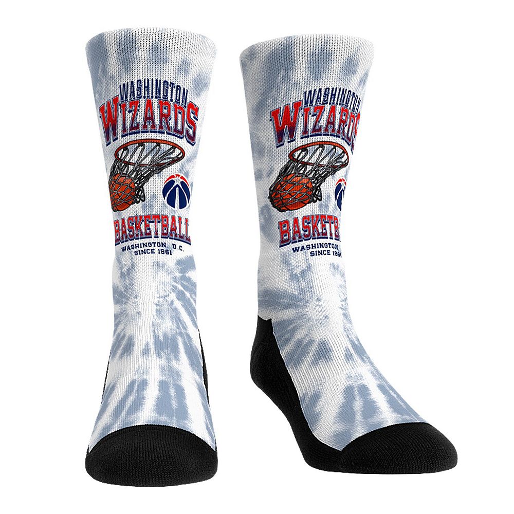 Unisex Rock Em Socks Washington Wizards Vintage Hoop Crew Socks