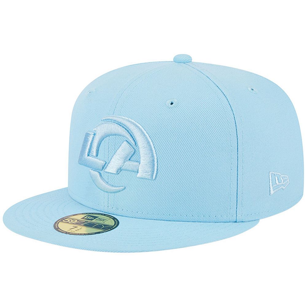 Men's New Era Light Blue Los Angeles Rams Color Pack Brights 59FIFTY ...