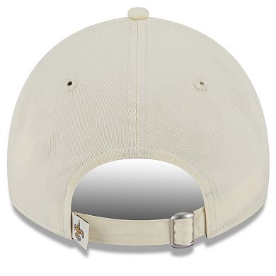 Men's New Era Cream New Orleans Saints Core Classic 2.0 9TWENTY Adjustable Hat