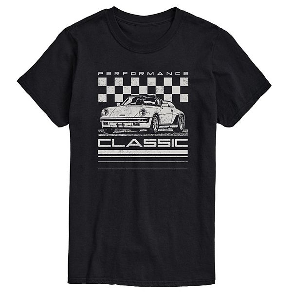 Men's Performance Classic Car Graphic Tee