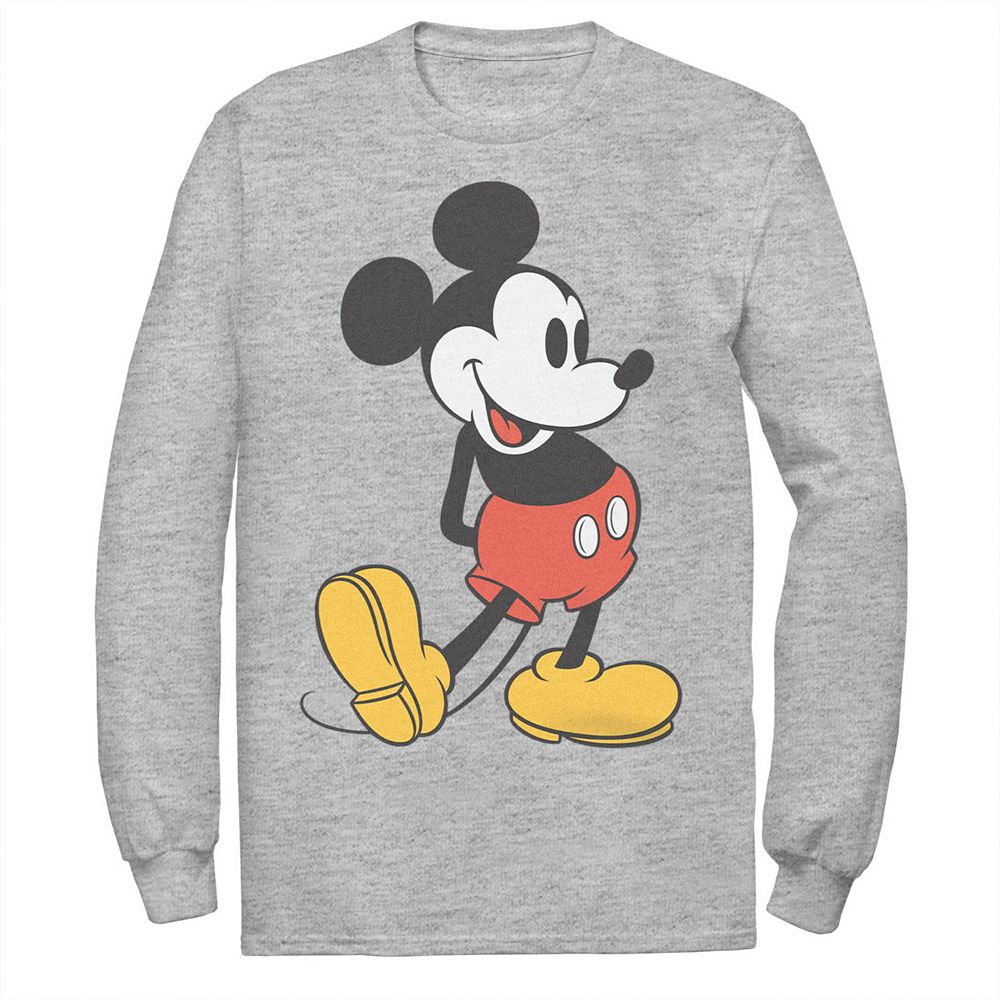 Disney's Mickey Mouse Big & Tall Vintage Leg Kick Long Sleeve Tee