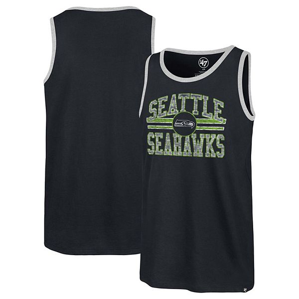 Men's '47 College Navy Seattle Seahawks Winger Franklin Tank Top