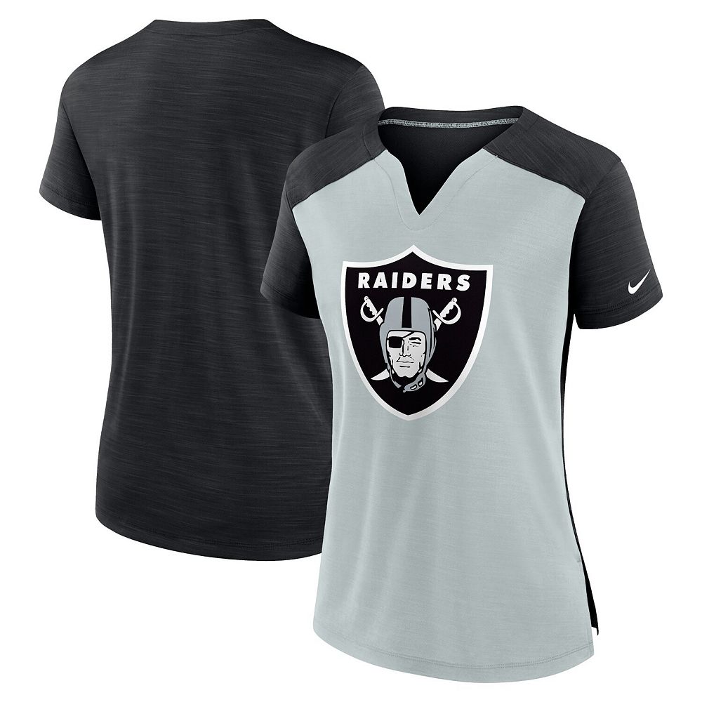 Women's Nike Silver/Black Las Vegas Raiders Impact Exceed Performance ...