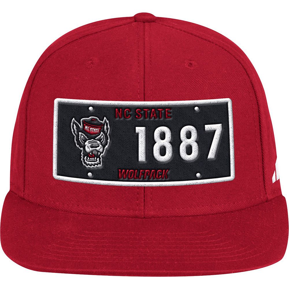 Men's adidas Red NC State Wolfpack Established Snapback Hat