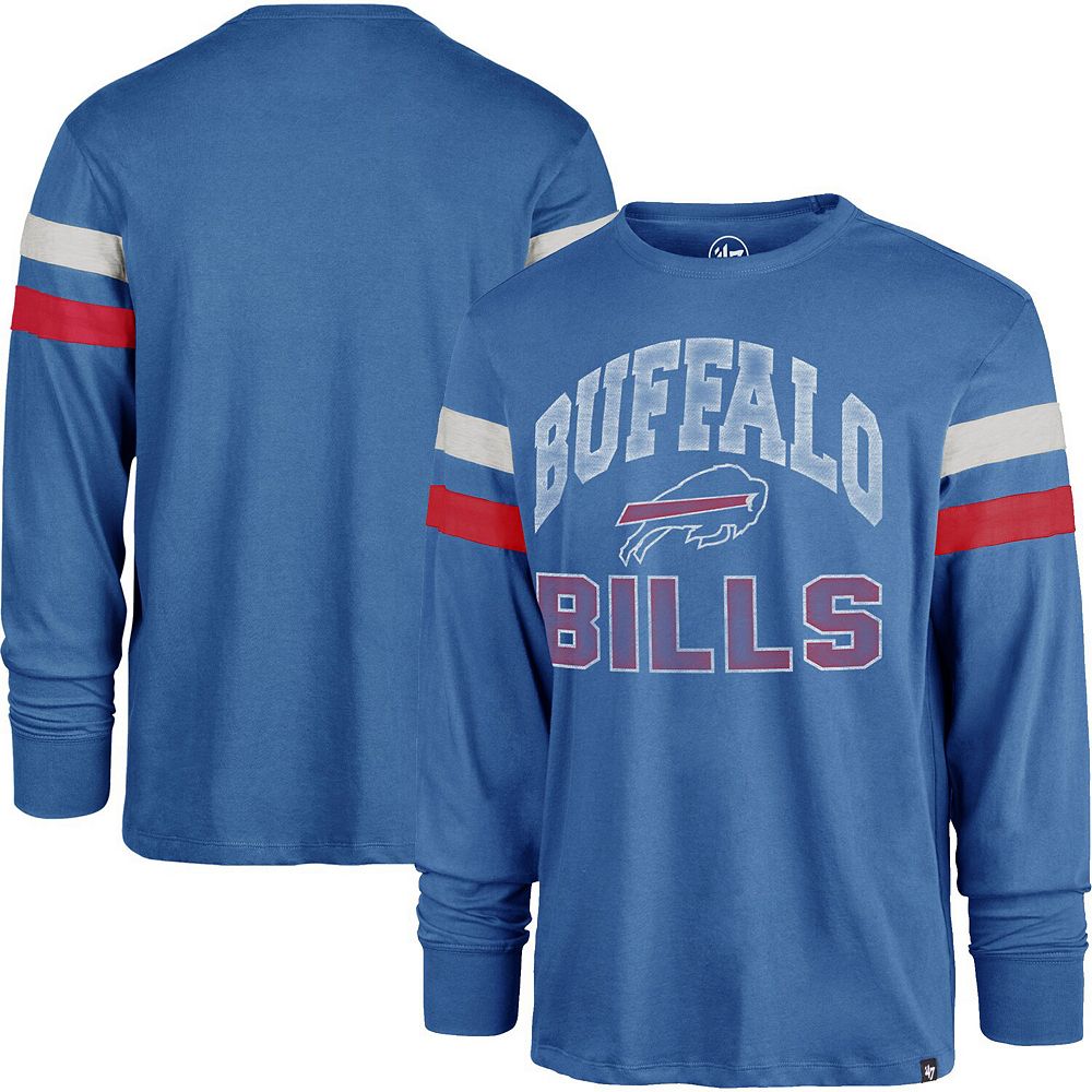 Men's '47 Royal Buffalo Bills Irving Long Sleeve T-Shirt