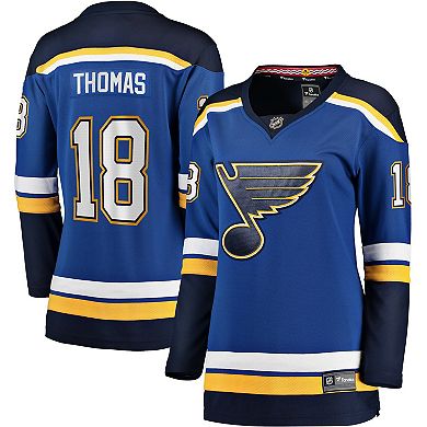 Women's Fanatics Branded Robert Thomas Blue St. Louis Blues Home Breakaway Player Jersey