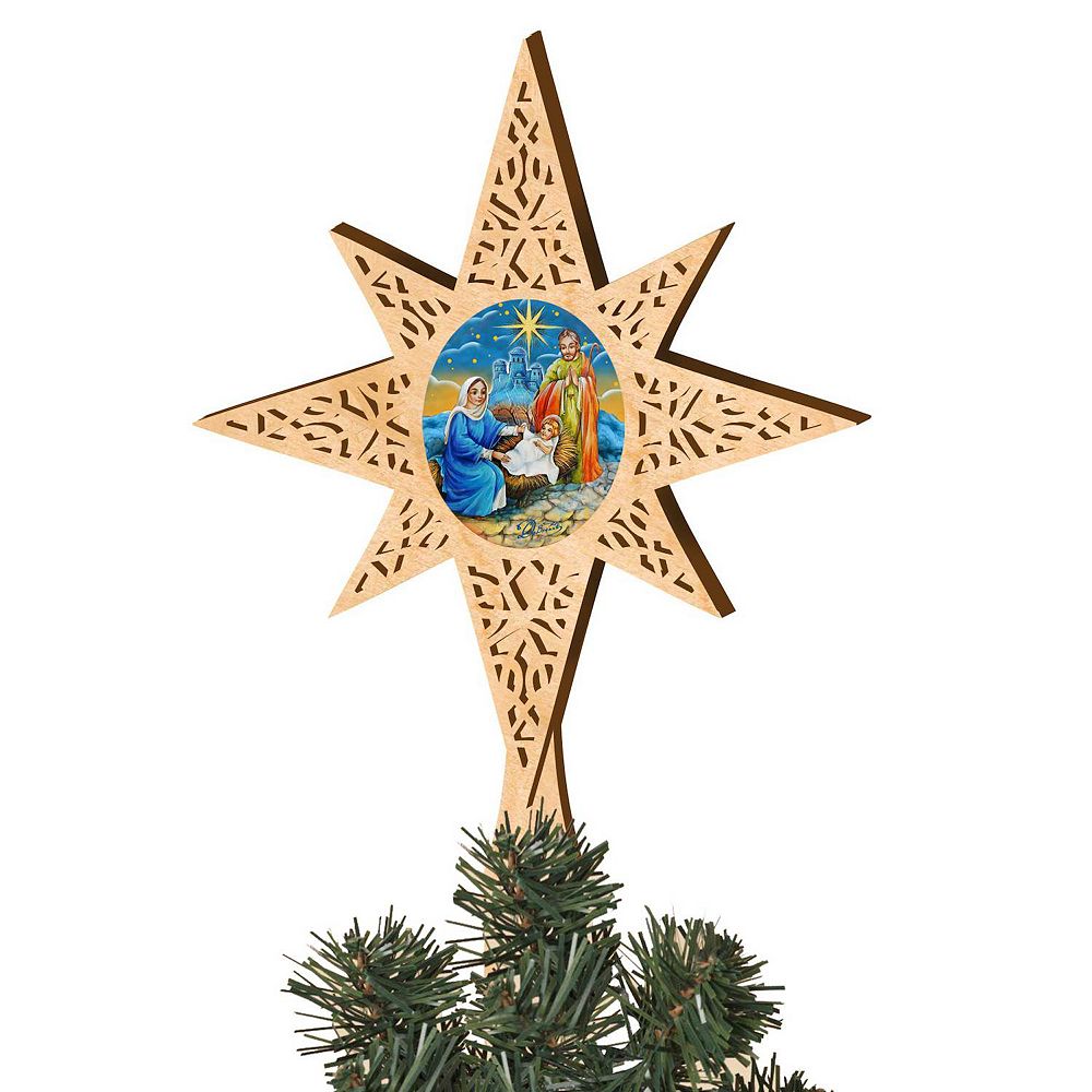 G.Debrekht Old World Nativity Tree Topper by G.DeBrekht Nativity ...