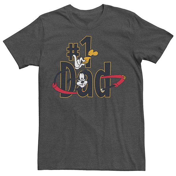 Disney's Goofy Men's Twisted Arms Number 1 Dad Graphic Tee