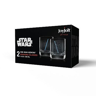 JoyJolt Star Wars Obi-Wan Kenobi Lightsaber Collection 10-oz. Short ...