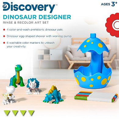 Discovery Dinosaur Designer Rinse & Recolor Art Set