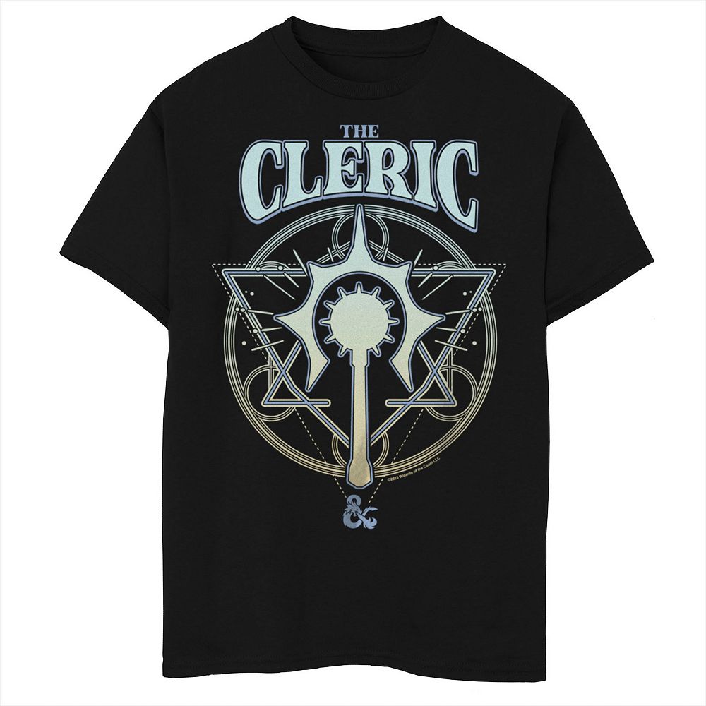 Boys 8-20 Dungeons & Dragons The Cleric Symbol Graphic Tee
