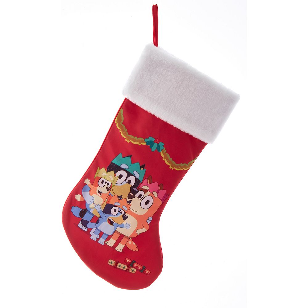 Kurt Adler Bluey & Family Christmas Stocking