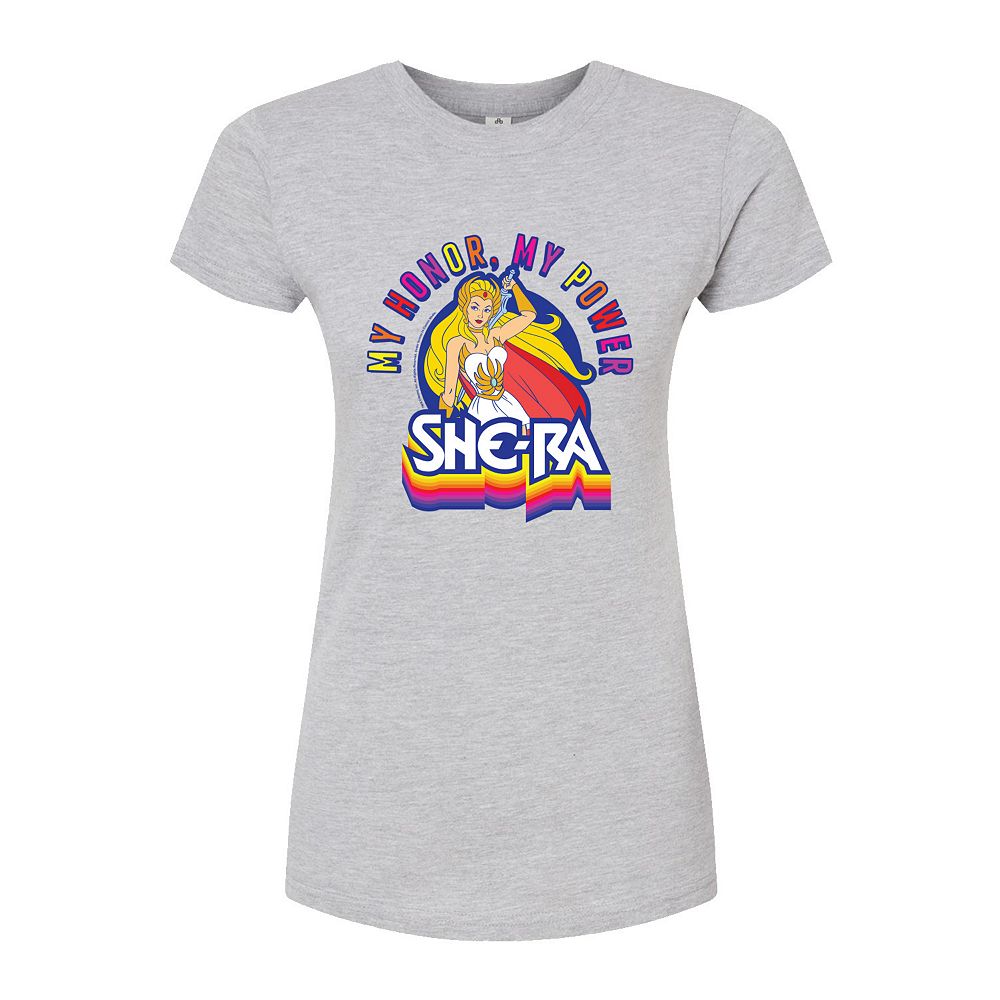 Juniors' She-Ra My Honor My Power Fitted Graphic Tee