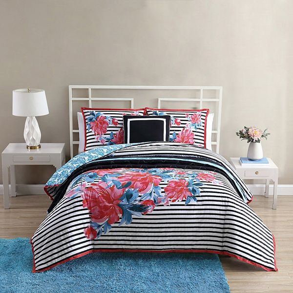 VCNY Home Nikki Reversible Floral Comforter Set