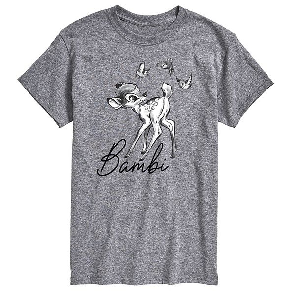 Disney's Bambi Big & Tall Watercolor Graphic Tee