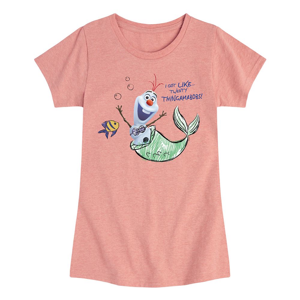 Disney's Frozen Olaf Girls 7-16 I Got Like Twenty Thingamabobs Ariel ...