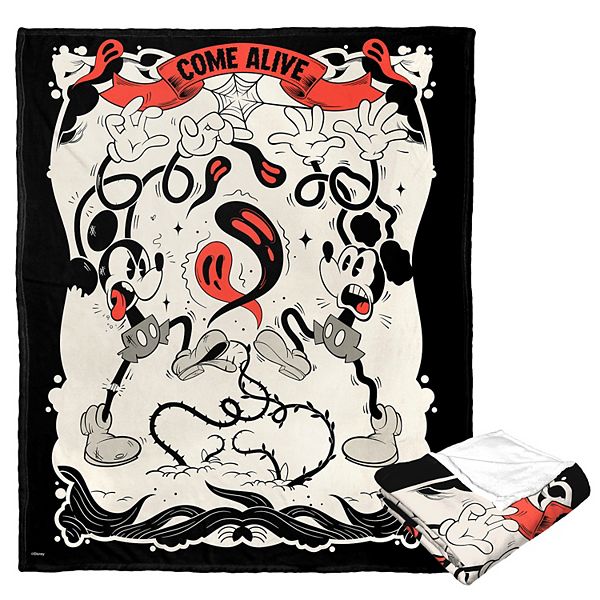 Disney's Mickey Mouse "Come Alive" Silk Touch Throw Blanket