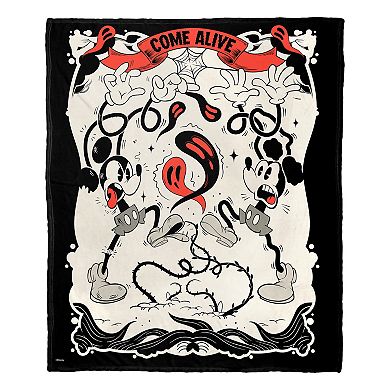 Disney's Mickey Mouse "Come Alive" Silk Touch Throw Blanket