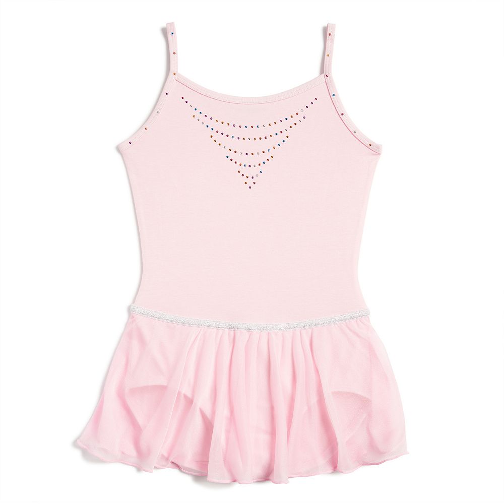 Girls 4-12 Jacques Moret Dance Cami Rhinestone Skirtall