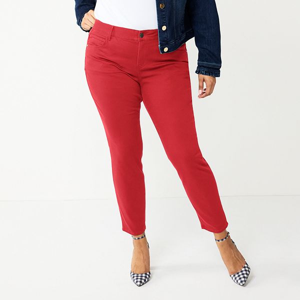 Plus Size DRAPER JAMES RSVP™ Mid-Rise Skinny Jeans