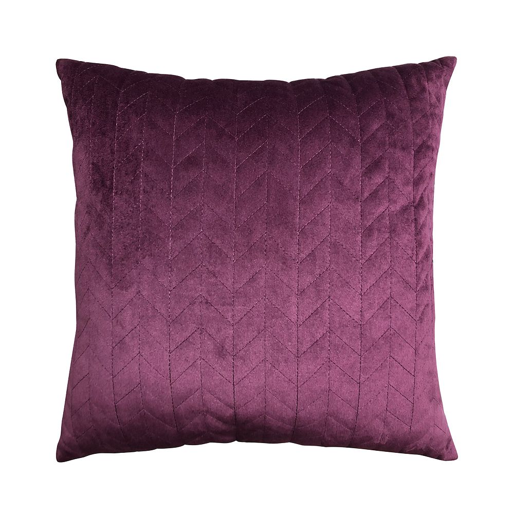 Harper Lane® Velvet Chevron Stitch Throw Pillow