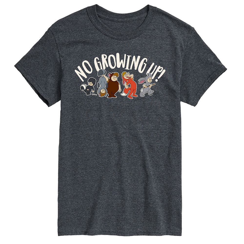 Disney's Peter Pan Big & Tall No Growing Up Graphic Tee