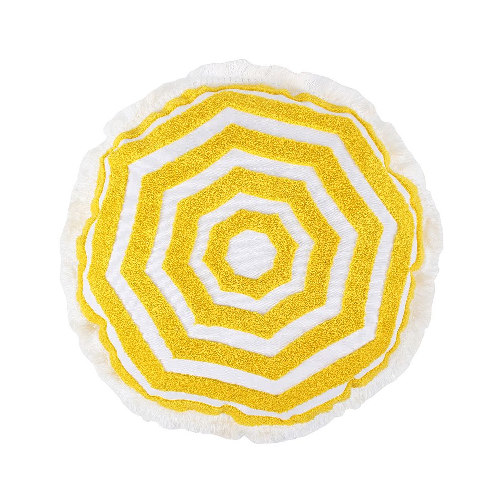 Levtex Home Summertime Umbrella Top Round Throw Pillow