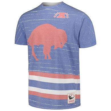 Men's Mitchell & Ness Royal Buffalo Bills Jumbotron 3.0 T-Shirt