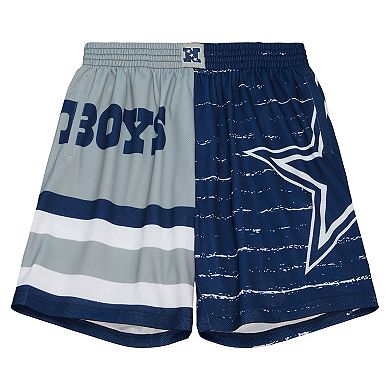 Men's Mitchell & Ness Gray Dallas Cowboys Jumbotron 3.0 Shorts