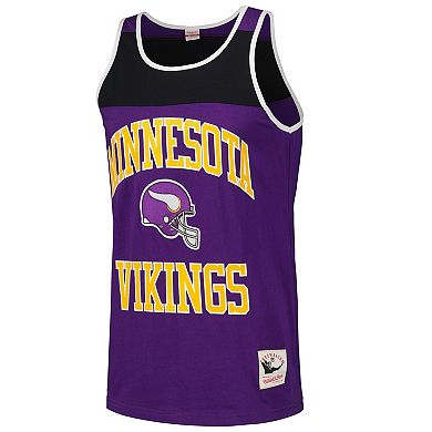 Men's Mitchell & Ness Purple/Black Minnesota Vikings Heritage ...
