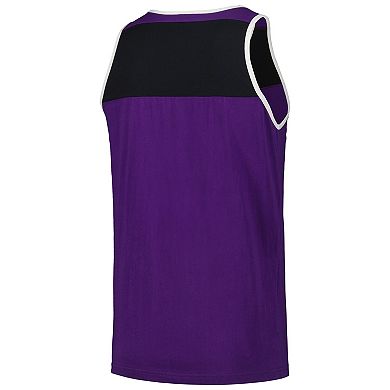 Men's Mitchell & Ness Purple/Black Minnesota Vikings Heritage ...