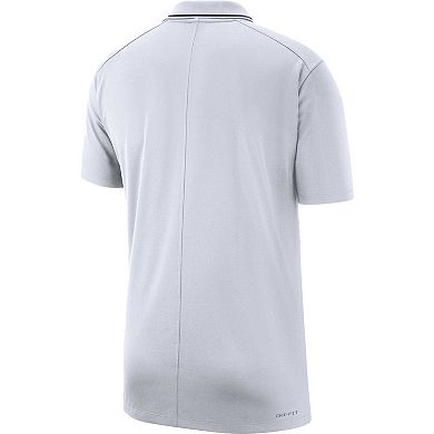 Men's Nike White West Virginia Mountaineers 2023 Coaches Performance Polo