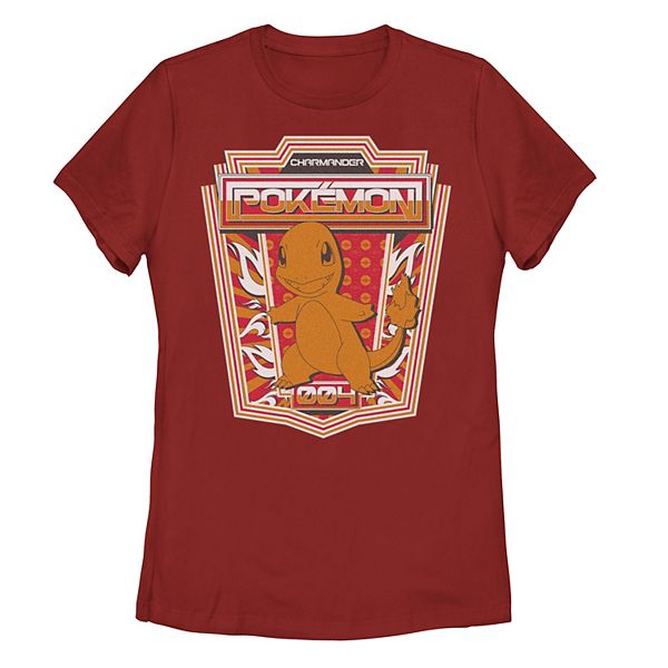 Juniors' Pokemon Happy Charmander 004 Graphic Tee