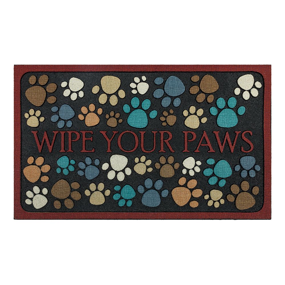 Sonoma Goods For Life® Modern Paws 18" x 30" All Weather Doormat