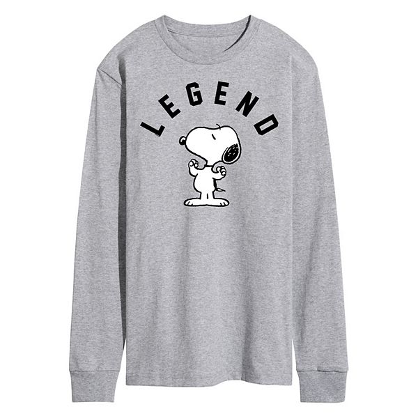 Men's Peanuts Legend Long Sleeve Graphic Tee