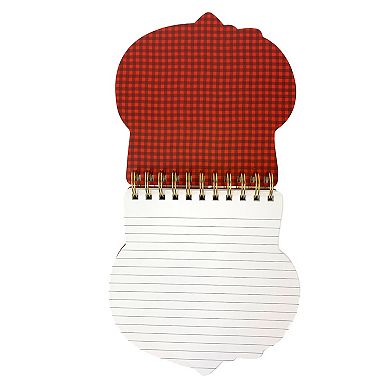 Punch Studio Gingerbread Cat Spiral Top Notebook