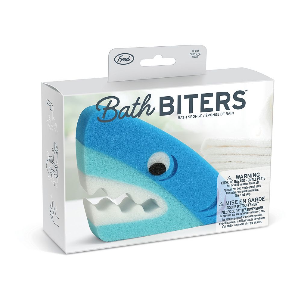 Fred Bath Biters Shark Sponge