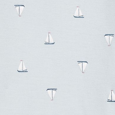 Boys 4-14 Carter's PurelySoft Allover Sailboat Print Long Sleeve Pajama ...