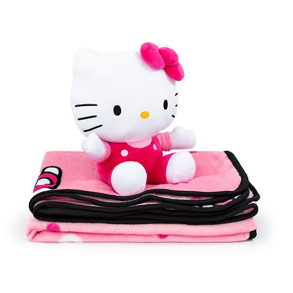 Hello Kitty Hello Girly Throw & Pillow Buddy Set