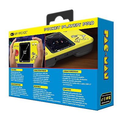 My Arcade Pac-Man Pocket Player Pro Handheld Gaming Device