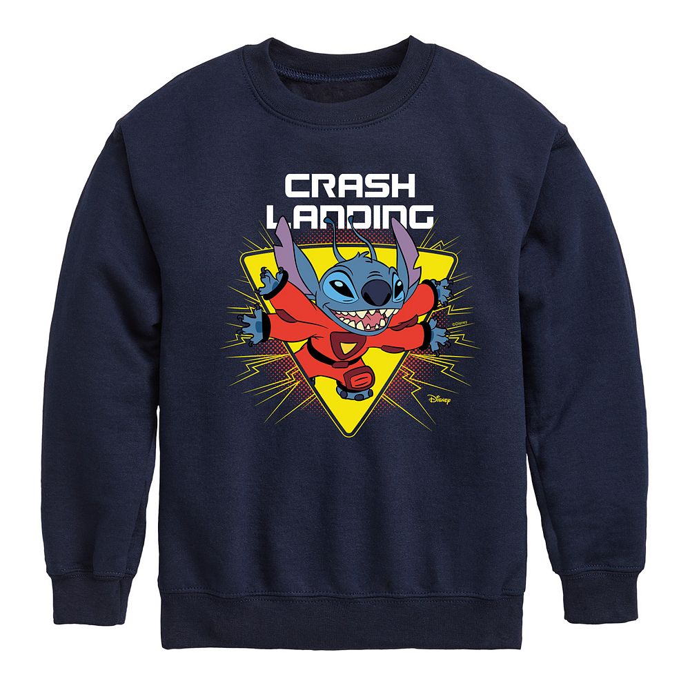 Disney's Lilo & Stitch Boys 8-20 Crash Landing Crew Fleece