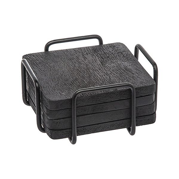 Godinger Silver Ridgewood Coaster Set with Stand