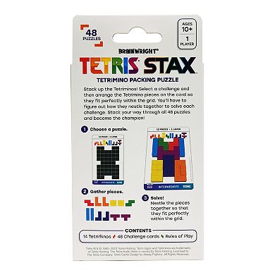 Brainwright Tetris Stax Tetrimino Packing Puzzle