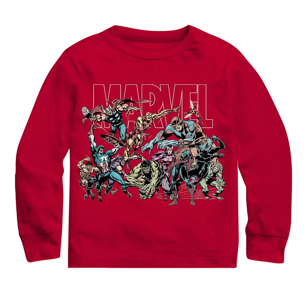Baby & Toddler Boy Jumping Beans® Marvel Avengers Long Sleeve Graphic Tee