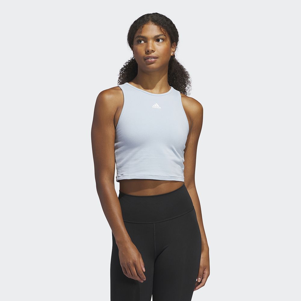 Women's adidas Essentials Solid Cropped Tank Top