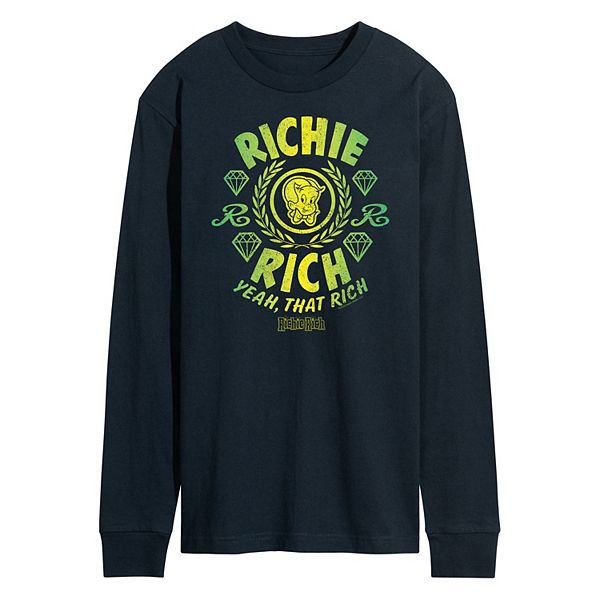 Men's Richie Rich Yeah That Rich Long Sleeve Graphic Tee