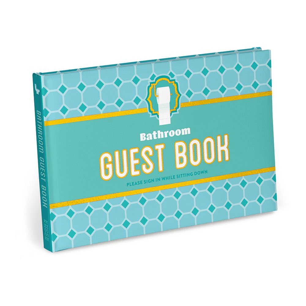 Knock Knock Bathroom Guestbook