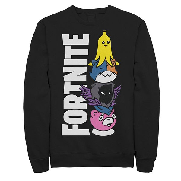 Big & Tall Fortnite Totem Stack Logo Graphic Fleece Pullover