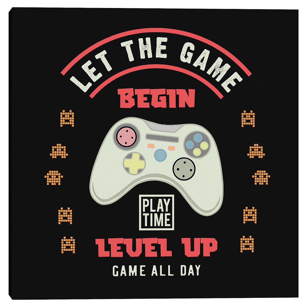 "Let the Game Begin" Controller Wall Art