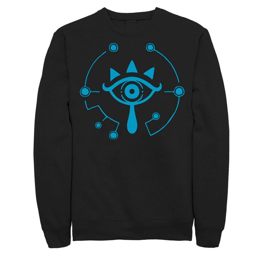 Big & Tall Zelda Breath Of The Wild Eye Icon Graphic Fleece Pullover